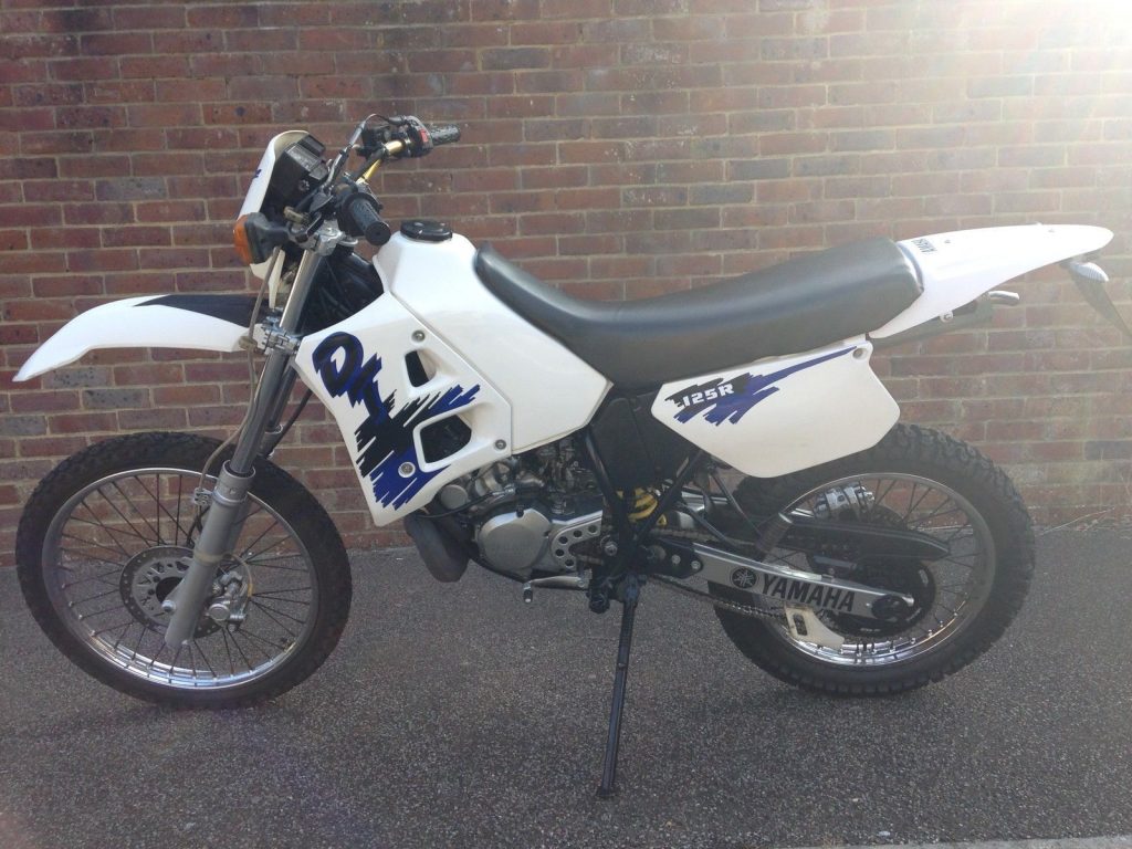 Yamaha DT DTR 125 200 1988-2004 Decals Graphics Sticker Kit All Colours ...