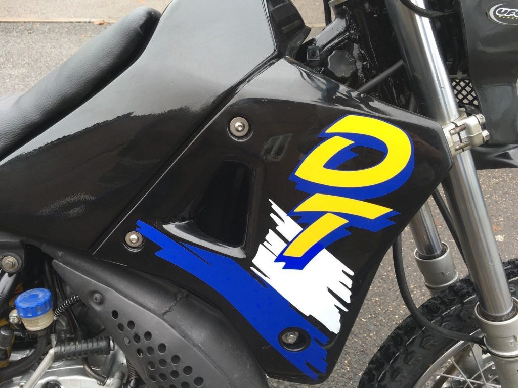 Yamaha DT DTR 125 200 1988-2004 Decals Graphics Sticker Kit All Colours ...