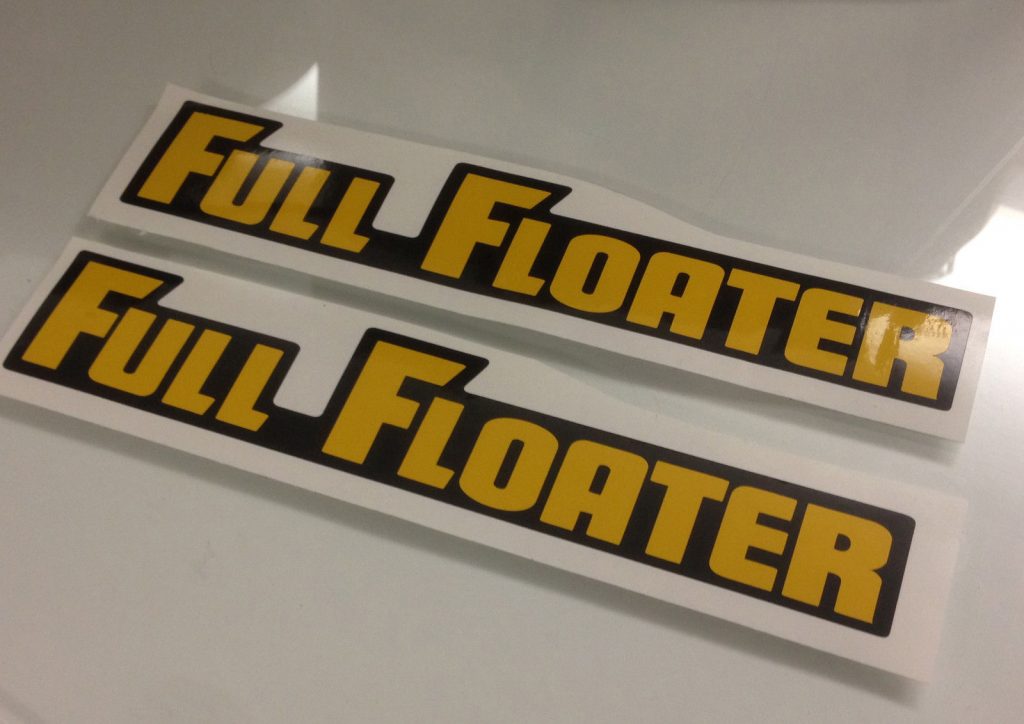 Full Floater Sticker x 2 – Suzuki RM, PE, DR, 125, 250 1981-1983 ...