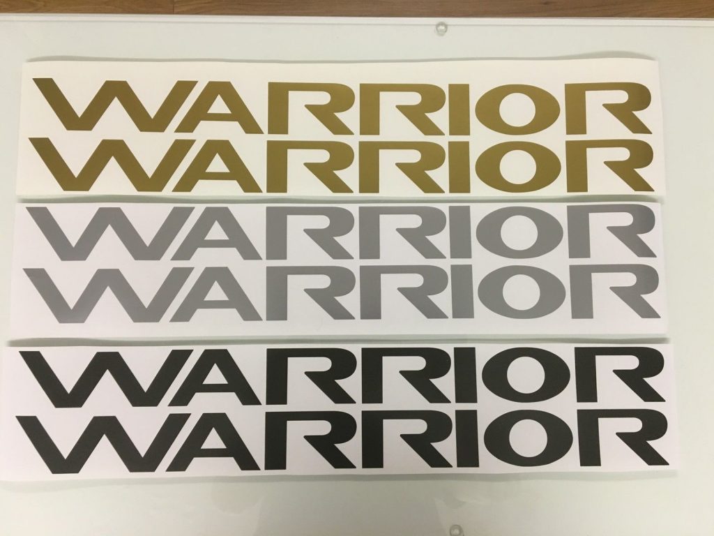 Mitsubishi Warrior L200 Replacement Door Stickers / decals x2 – GM Decals