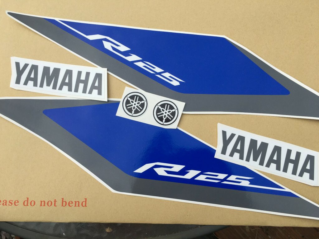YAMAHA YZF R125 2015-16 Fairing Decal Stickers Quality aftermarket ...