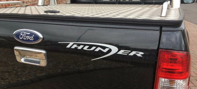 FORD RANGER Thunder Rear Tailgate Replacement vinyl Decal / sticker ...